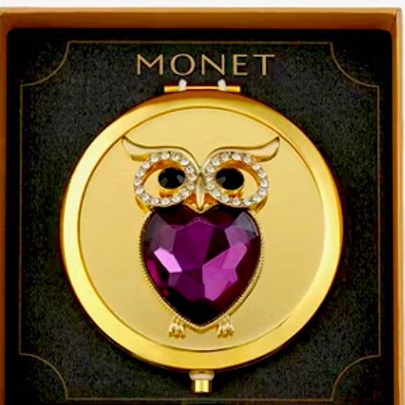 Monet | Makeup | Monet Owl Compact Mirror | Poshmark